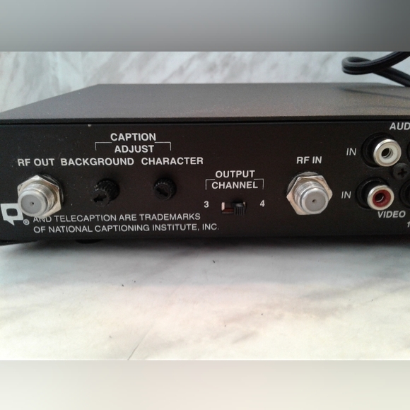 Other | Telecaption Vr10 Jbvp13020 Nci Caption Decoder With Manual ...